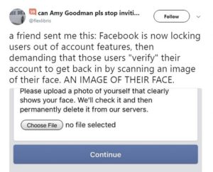 Facebook selfie image verification on the way - Smile your on Facebook